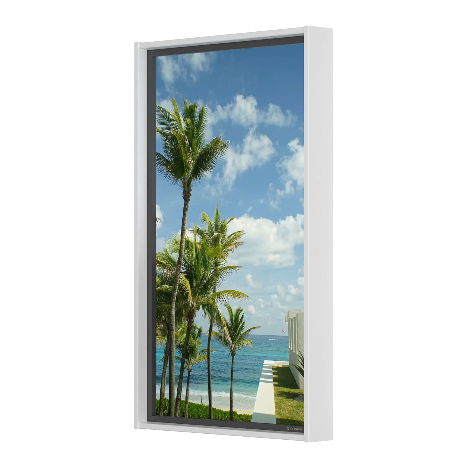 Atmoph Window 2 [Basic] (White) - Smart Display with 1,500+ 4K/6K Original Views