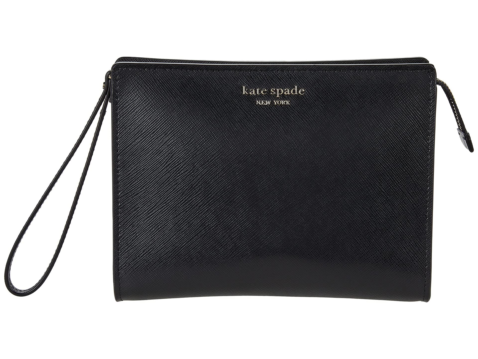kate spade new york Spencer Wristlet with Gusset Black One Size
