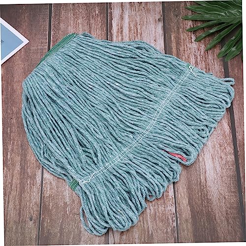DOITOOL 1pc Cleaning Mop for Floor Miniature Trash Can Commercial Mop Wet Mop Commercial Mop Handle Reusable Mop Head Green Practical Mop Cloth Mop Accessories Mop Cloth Replacement Refill