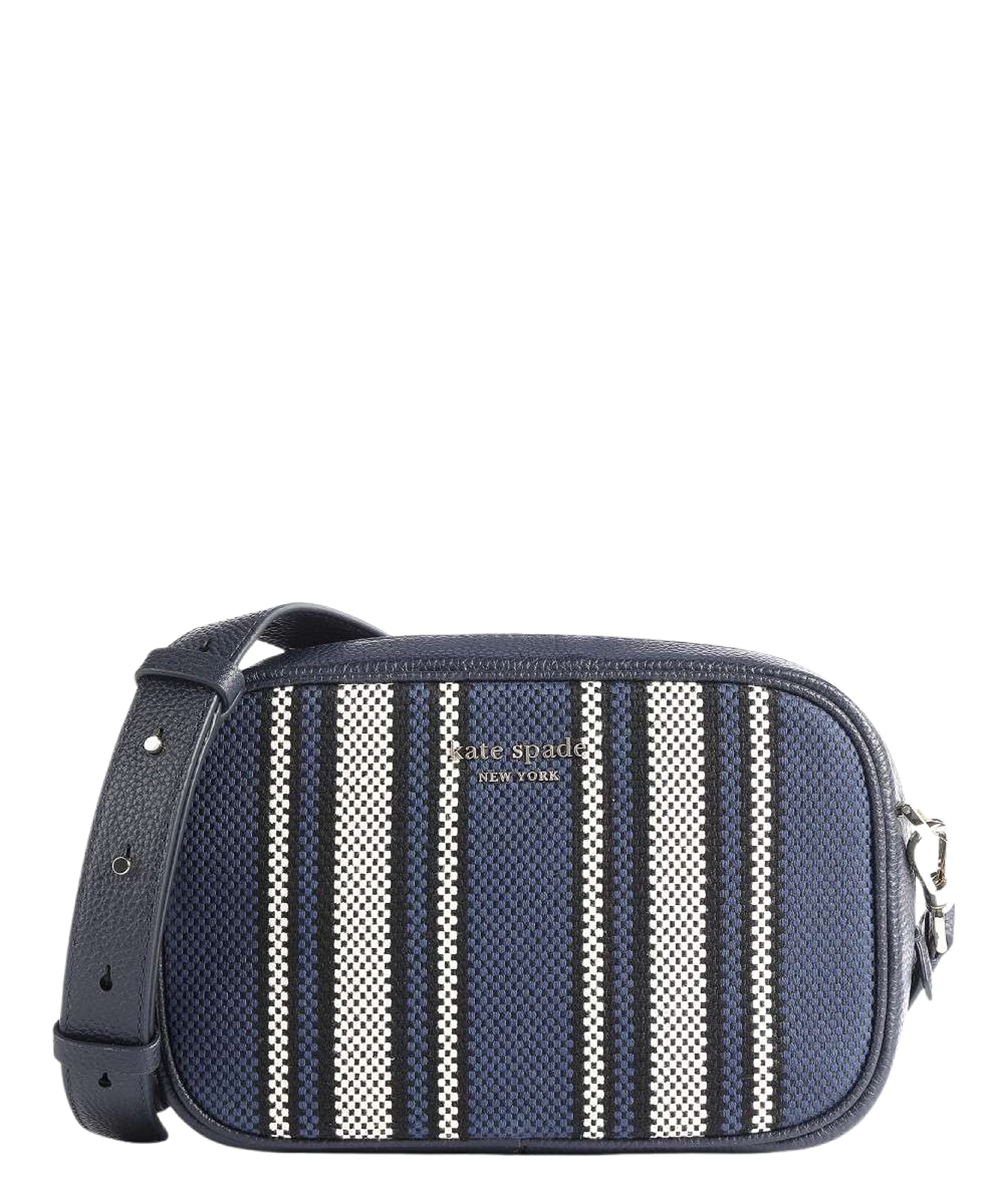 kate spade new york Astrid Canvas Stripe Medium Camera Bag Blazer Blue Multi One Size