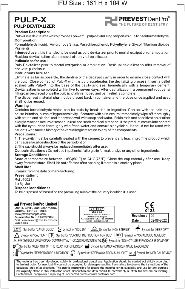 Prevest Denpro Pulp X 6g, Dental Products
