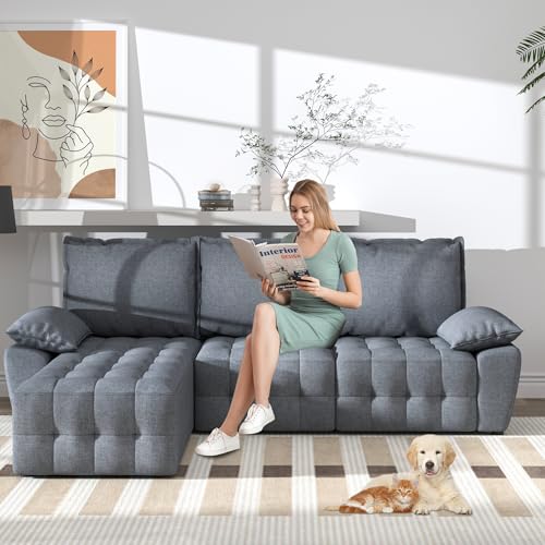 SILKIR Sectional Couches for Living Room,Modular Sectional Sofa,L Shaped Couch,Sofa with Chaise,Modular Sofa for Bedroom