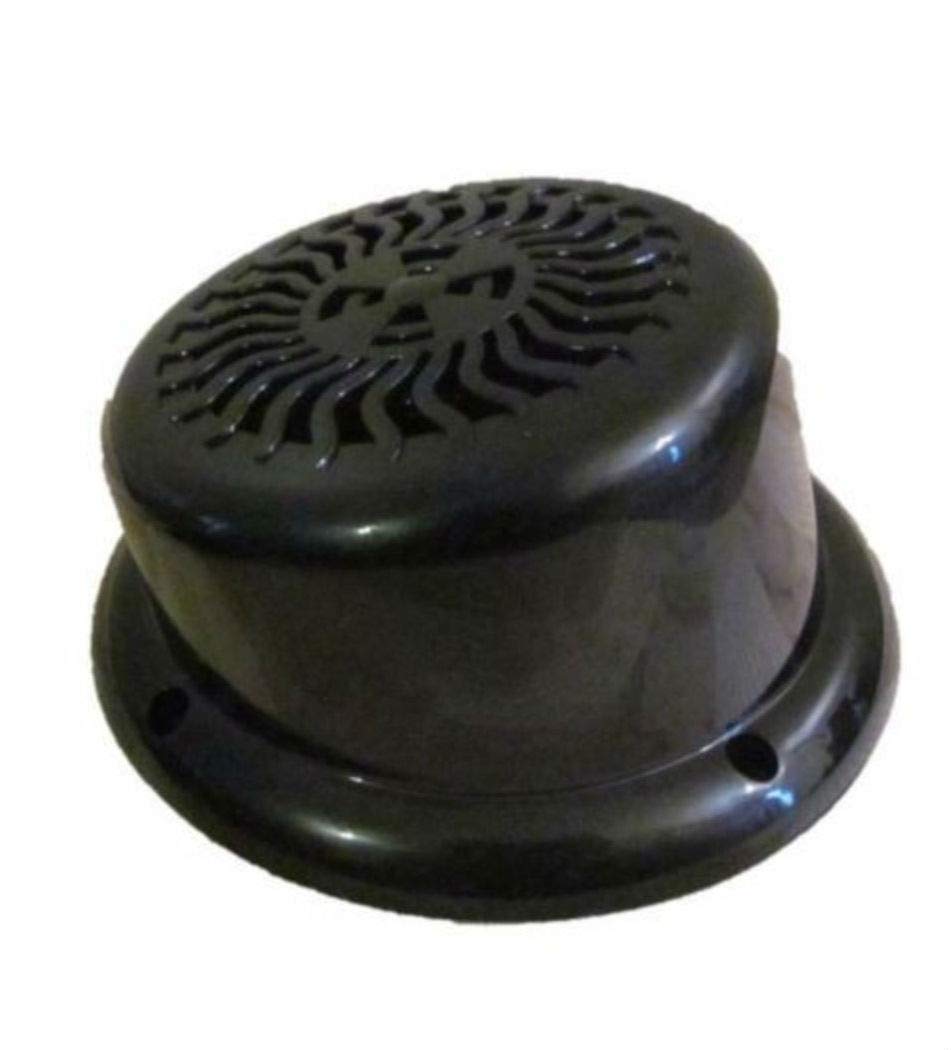 KCHEX 2 Black Wavy Blue LED 5.25" Flush Mount Speaker UV Waterproof