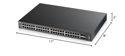 Zyxel 48 port Gigabit Layer 2 managed switch, 4x 10G [XGS2210-52]