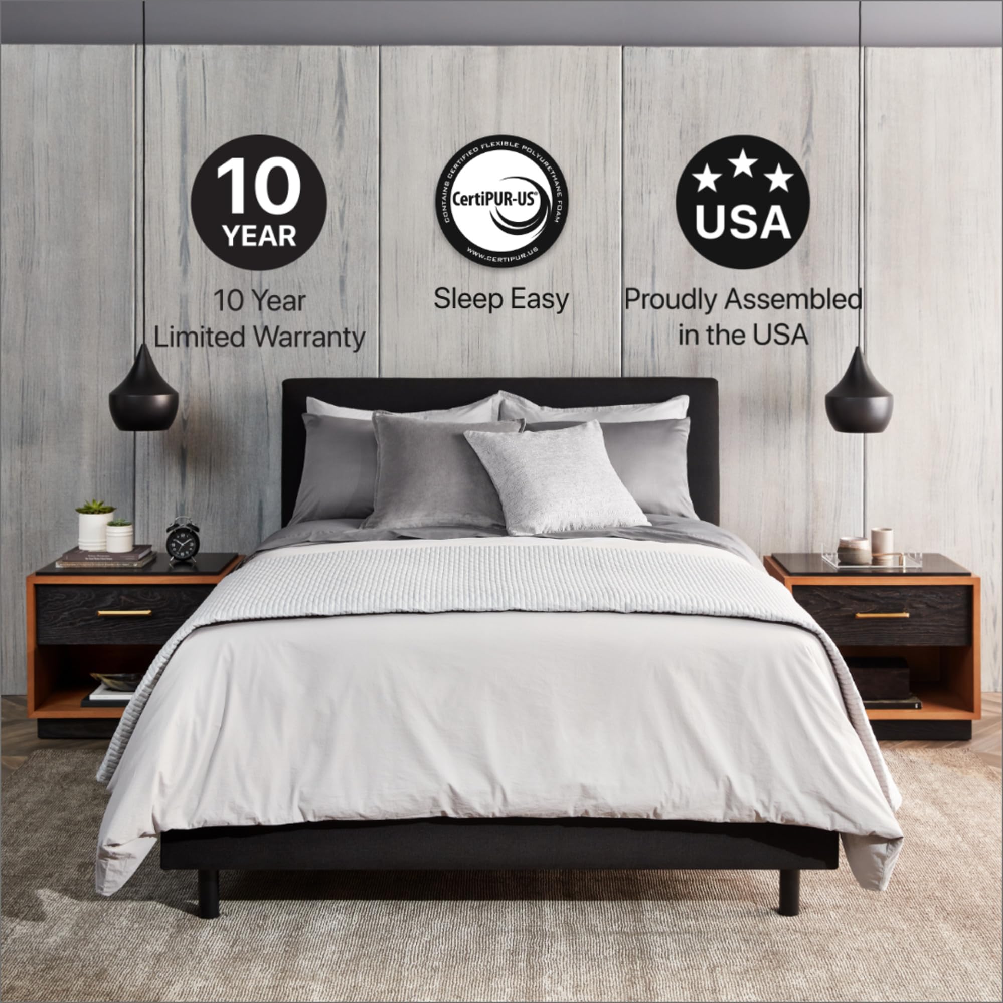 Beautyrest Black Hybrid LX-Class 13.5β Medium Queen Mattress, Cooling Technology, Supportive, CertiPUR-US, 100-Night Sleep Trial, 10-Year Limited Warranty