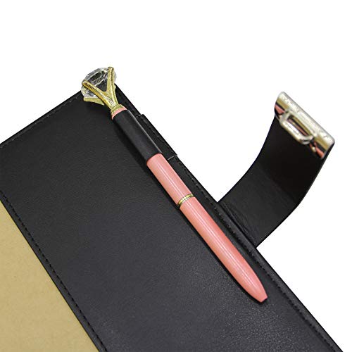 Cute Cat with Digital Password Lock, PU Leather Wided Ruled College Students Notebook Personal Travel Writing Journal Gift for Annersary Graduation(A5, Double Sided, 130Sheets/260Pages)