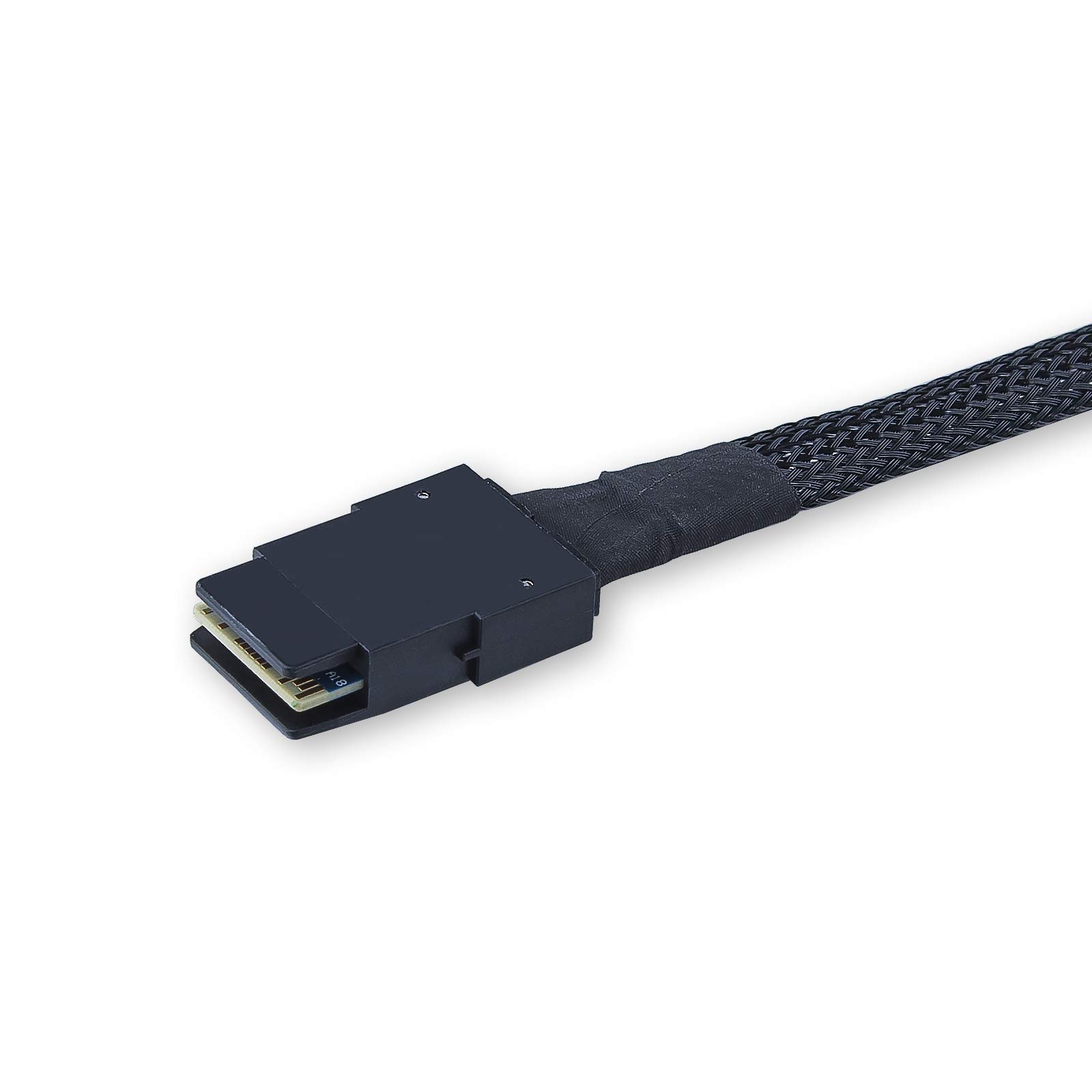 SFF-8643 to SFF-8087 Internal Mini SAS HD Cable, Compatible with Raid Controller Hard Drive, 100-Ohm, 0.8-m(2.6ft), 2 Pack