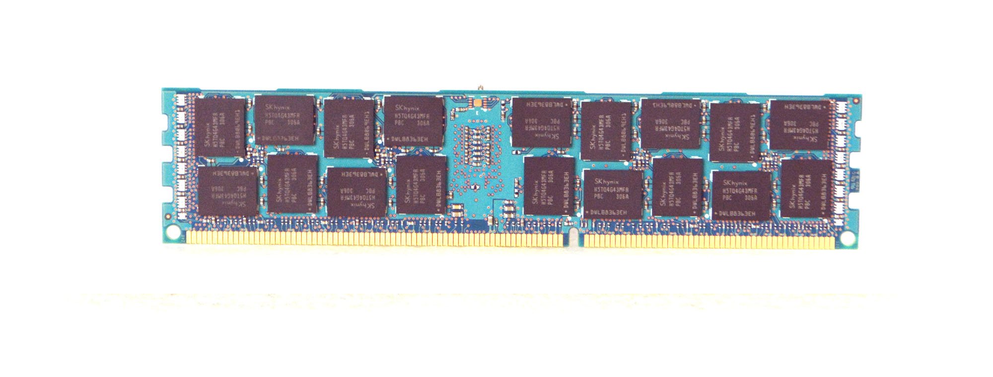 HYNIX 16GB DDR3 PC3-12800 1600MHZ ECC REGISTERED CL11 1.5V QUAD RANK 240Pins STANDARD DIMM MEMORY P/N: HMT42GR7MFR4C-PB