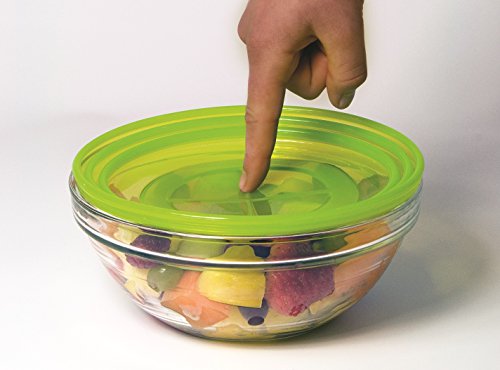 LidLover 5"-7" and 7"-9" Silicone Lid, Green - Set of 2