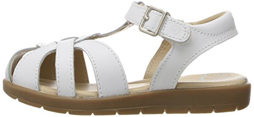 Stride Rite girls Summer Time Sandal (Toddler/Little Kid),White,5 M US Toddler