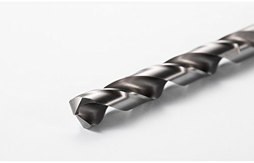 HSS M2 Metal Jobber Twist Drill Bits, Pack of 10 (1/4", 6.5mm)