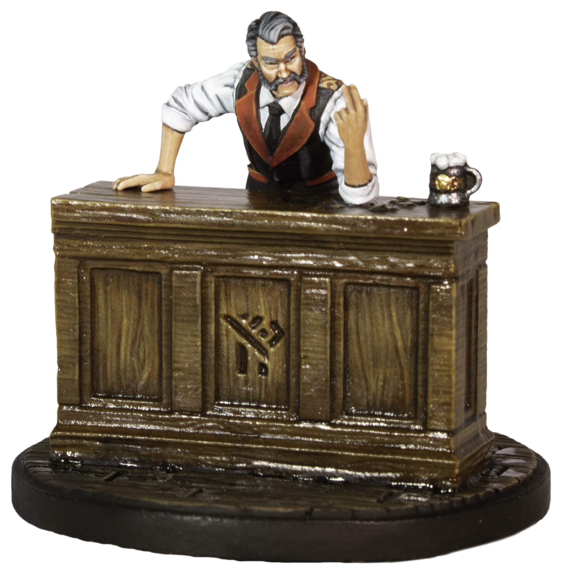 Gale Force Nine Dungeons & Dragons Waterdeep Dragon Heist: Durnan of The Yawning Portal (1 Fig) Collector's Series Miniature, Multicolor