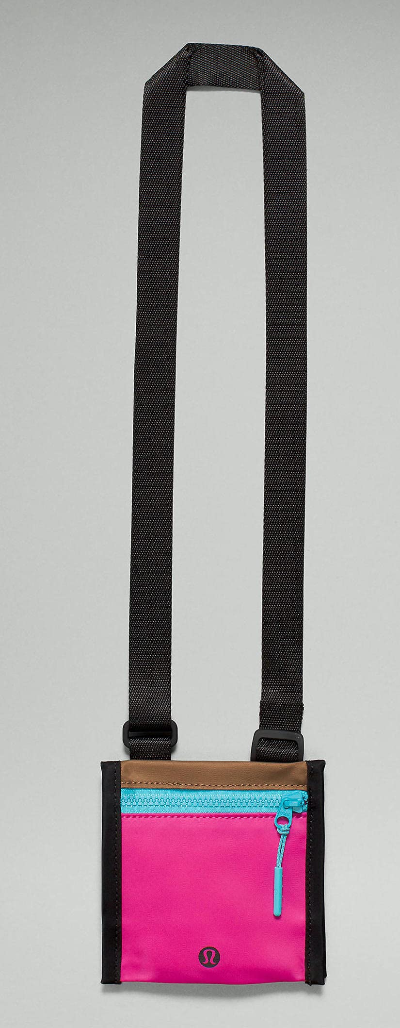 Lululemon Athletica Ever Ready Crossbody Wallet (Sonic Pink/Cacao/Black)