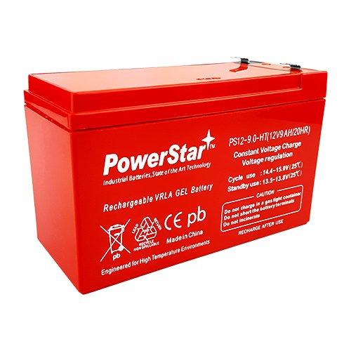 PowerStar PS12-9.0-HT 12V 9AH Rechargeable Sealed Lead Acid Battery Battery Replaces EXP1270