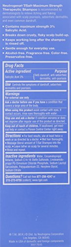 Neutrogena T/Sal Therapeutic Shampoo, Scalp Build-Up Control 4.5 oz, 130 fl oz