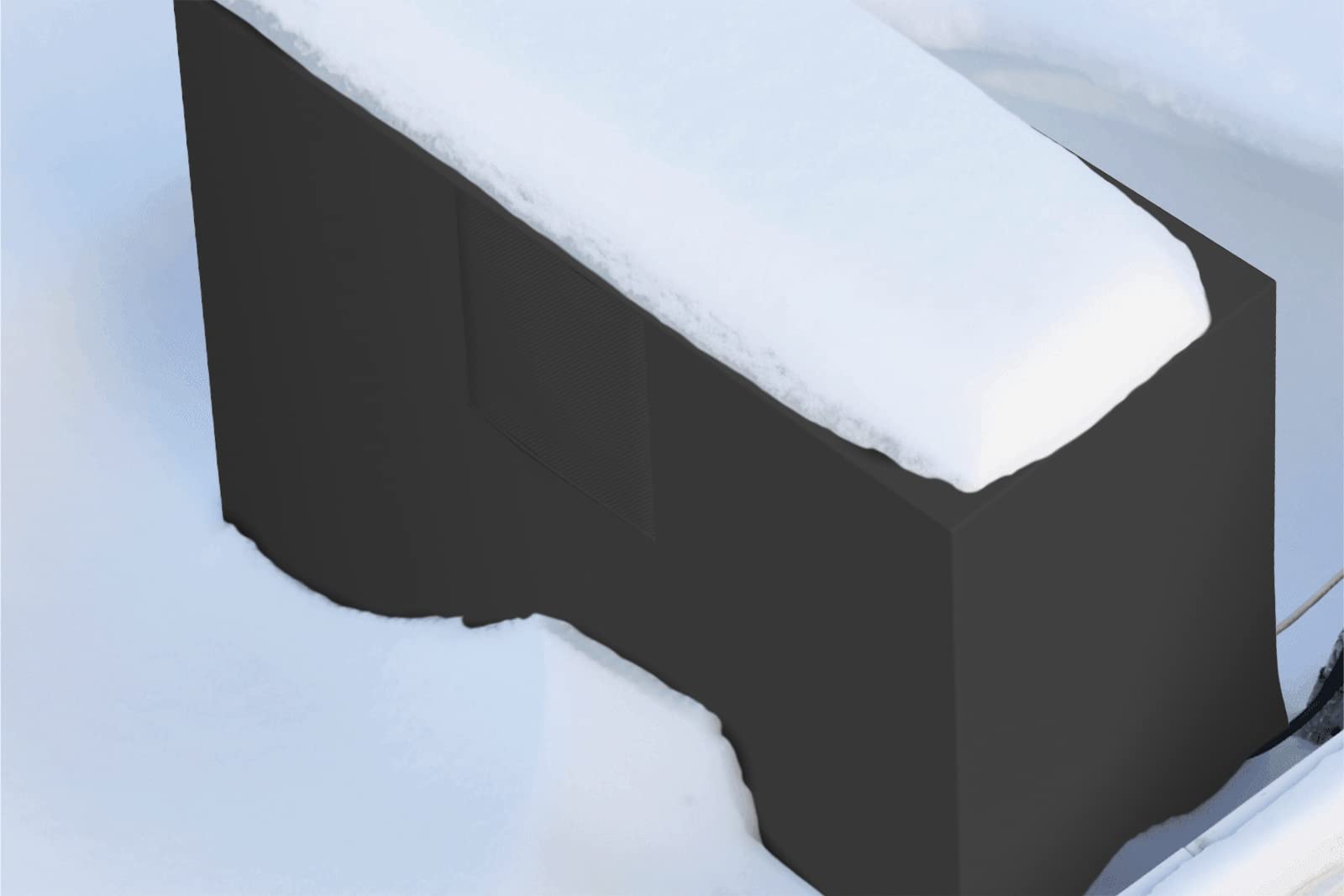 Mini Split Air Conditioner Cover for Outdoor Condenser 35.8 x 14.1 x 27.1 inches Split AC Cover for Outside Units Dust-Proof Waterproof Split Air-Conditioning Unit Protection Cover Winter Anti-Snow