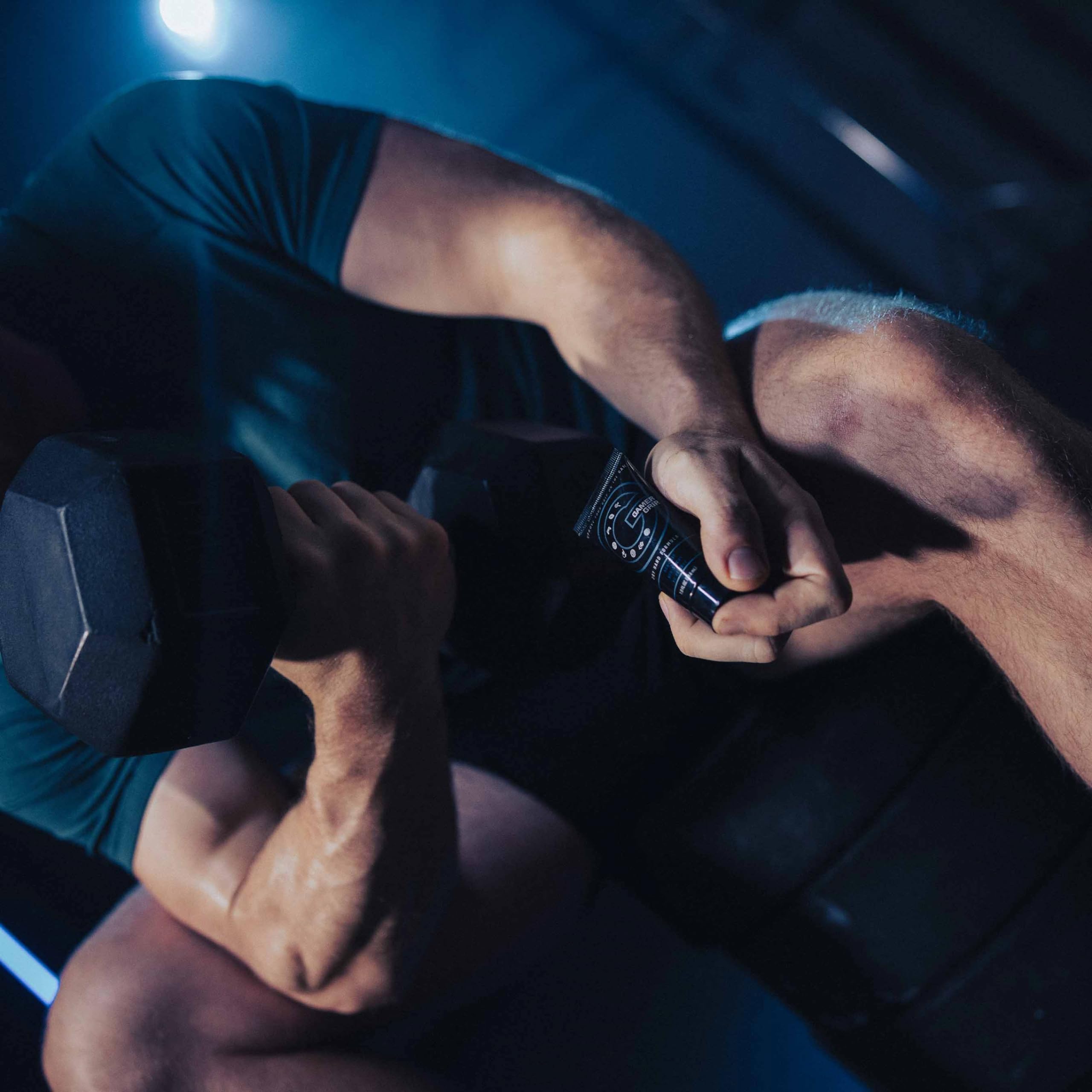 Gamer Grip: Stops sweat on hands & feet - Improves performance - Total Grip Solution endorsed by worlds top athletes in multiple sports + pro gamers. Leading dry hand formula for Hyperhidrosis