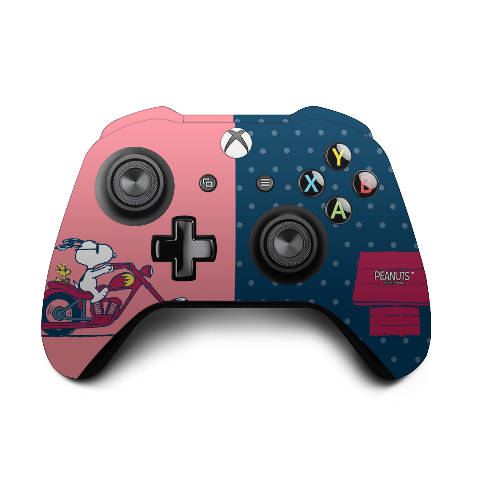 Head Case Designs Officially Licensed Peanuts Snoopy & Woodstock Character Graphics Vinyl Sticker Gaming Skin Decal Cover Compatible With Xbox One X Console and Controller Bundle