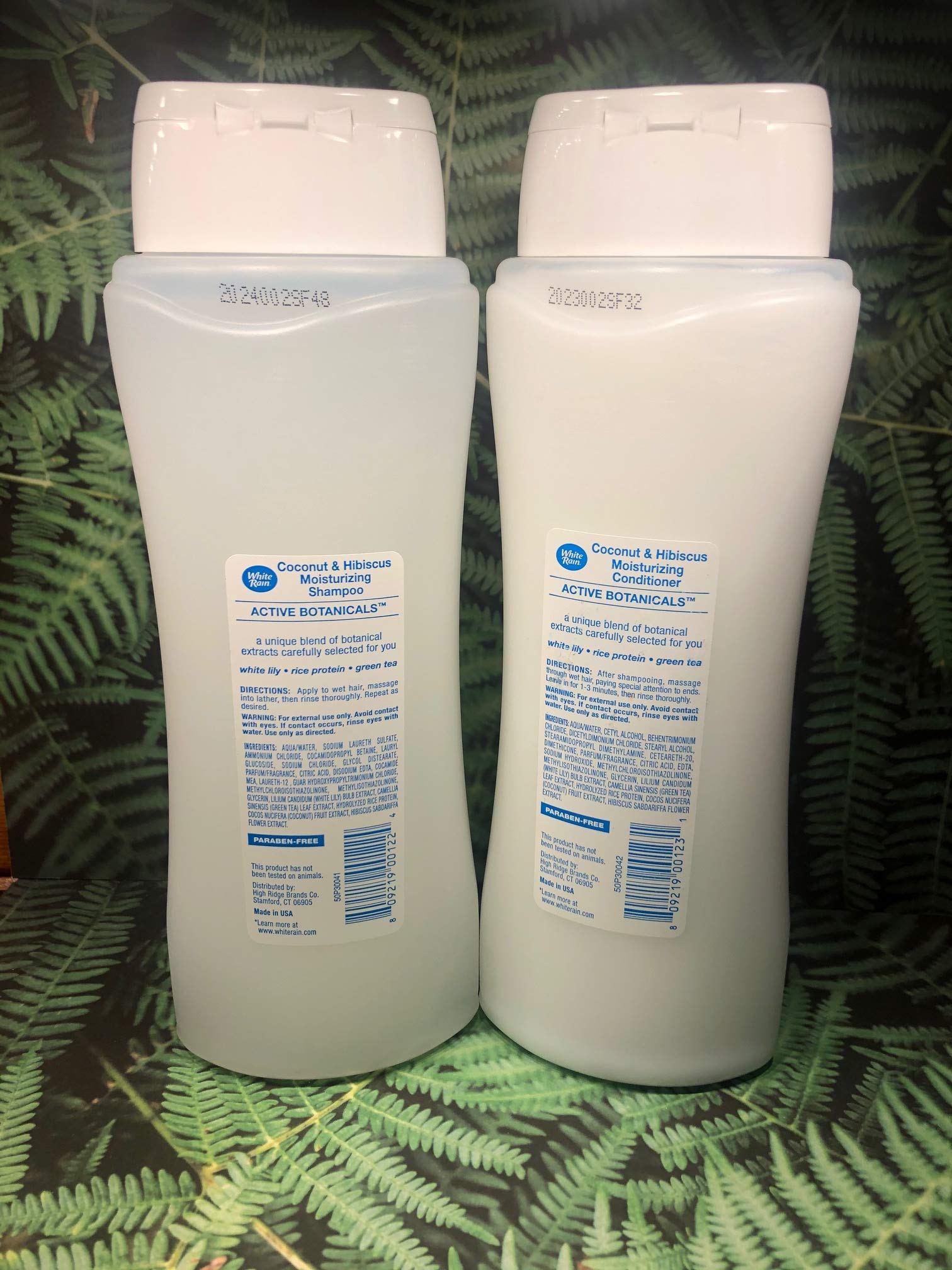 White Rain Coconut Hibiscus Shampoo and Conditioner Set, 18 Fl Oz (Pack of 2)