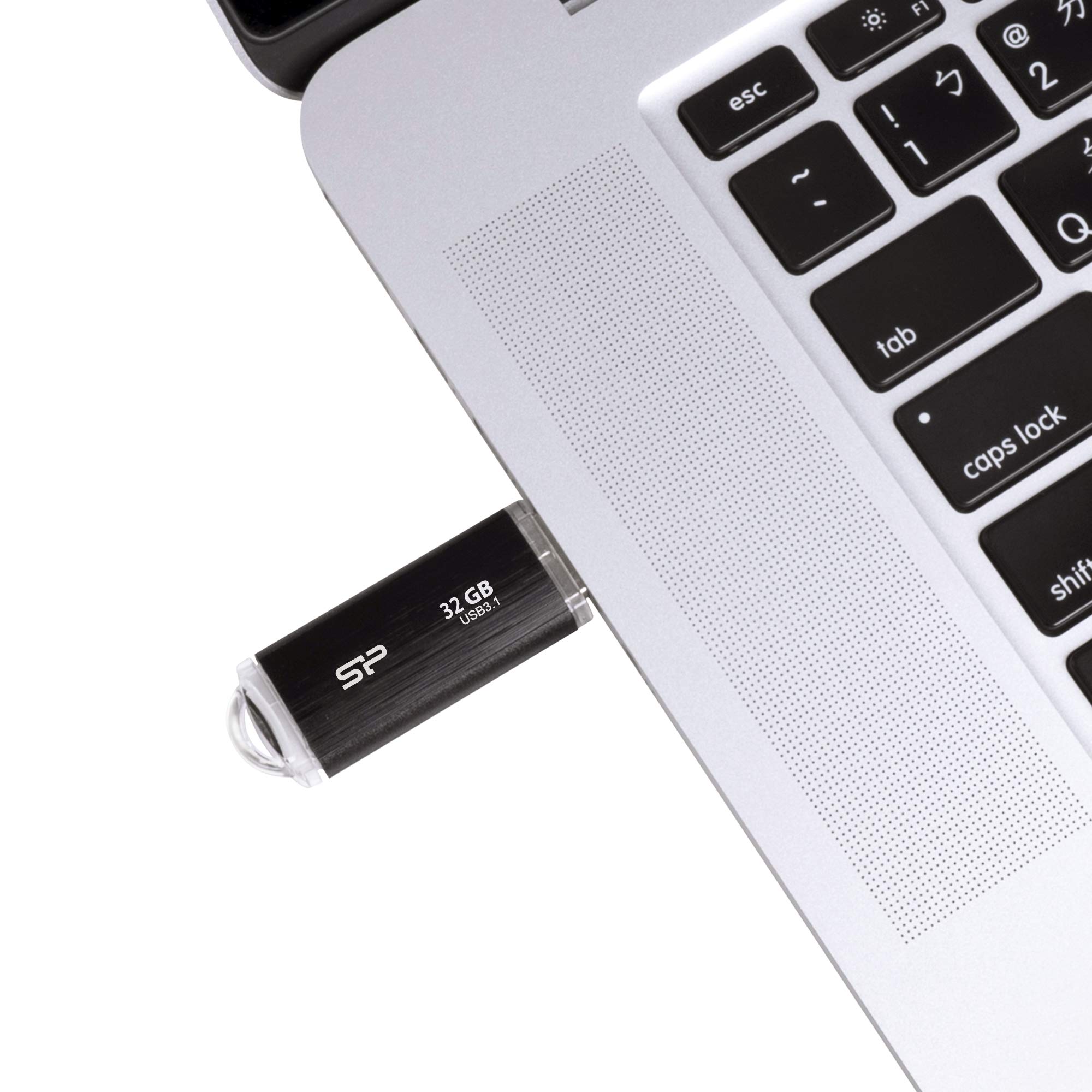 SP Silicon Power 128GB USB 3.1 & USB3.0 Hairline Finish Blaze B02 SP128GBUF3B02V1K
