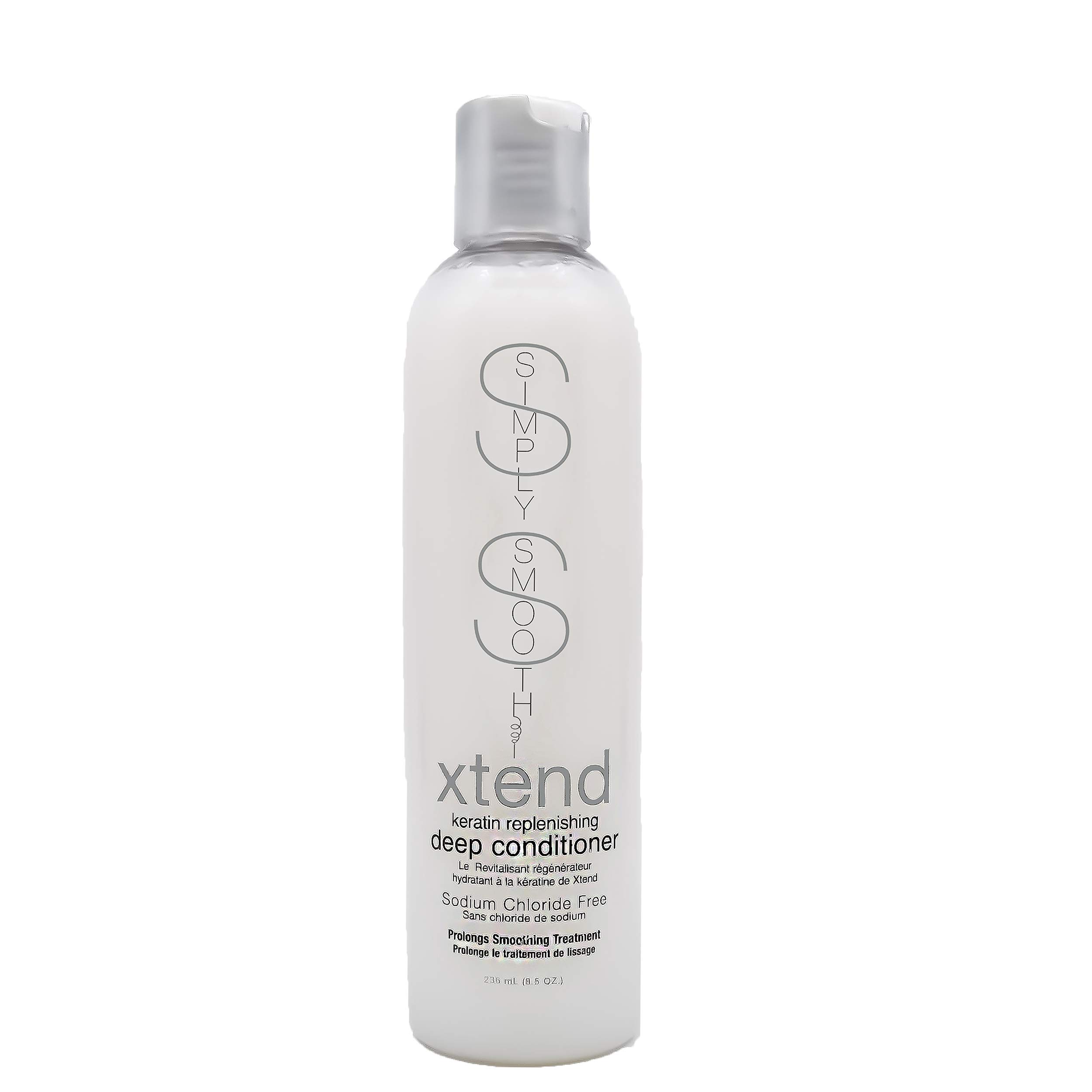 SIMPLY SMOOTH Xtend Deep Conditioner Lightweight Intense Conditioning Treatment Create Extreme Softness Restore & Repair Damaged, Keratin Depleted Hair Hydrate Dry, Color Treated Hair 8.5 Oz