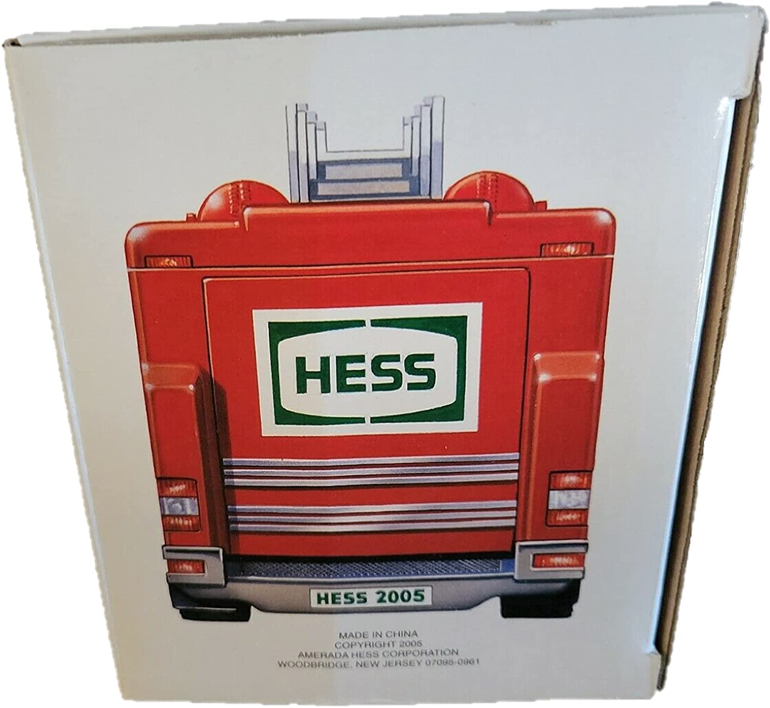 Hess 2005 Emergency Truck with Rescue Vehicle by Amerada Hess Red