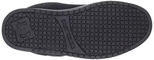DC mens Court Graffik Casual Skate Shoe, Black/Black/Black, 9.5 US