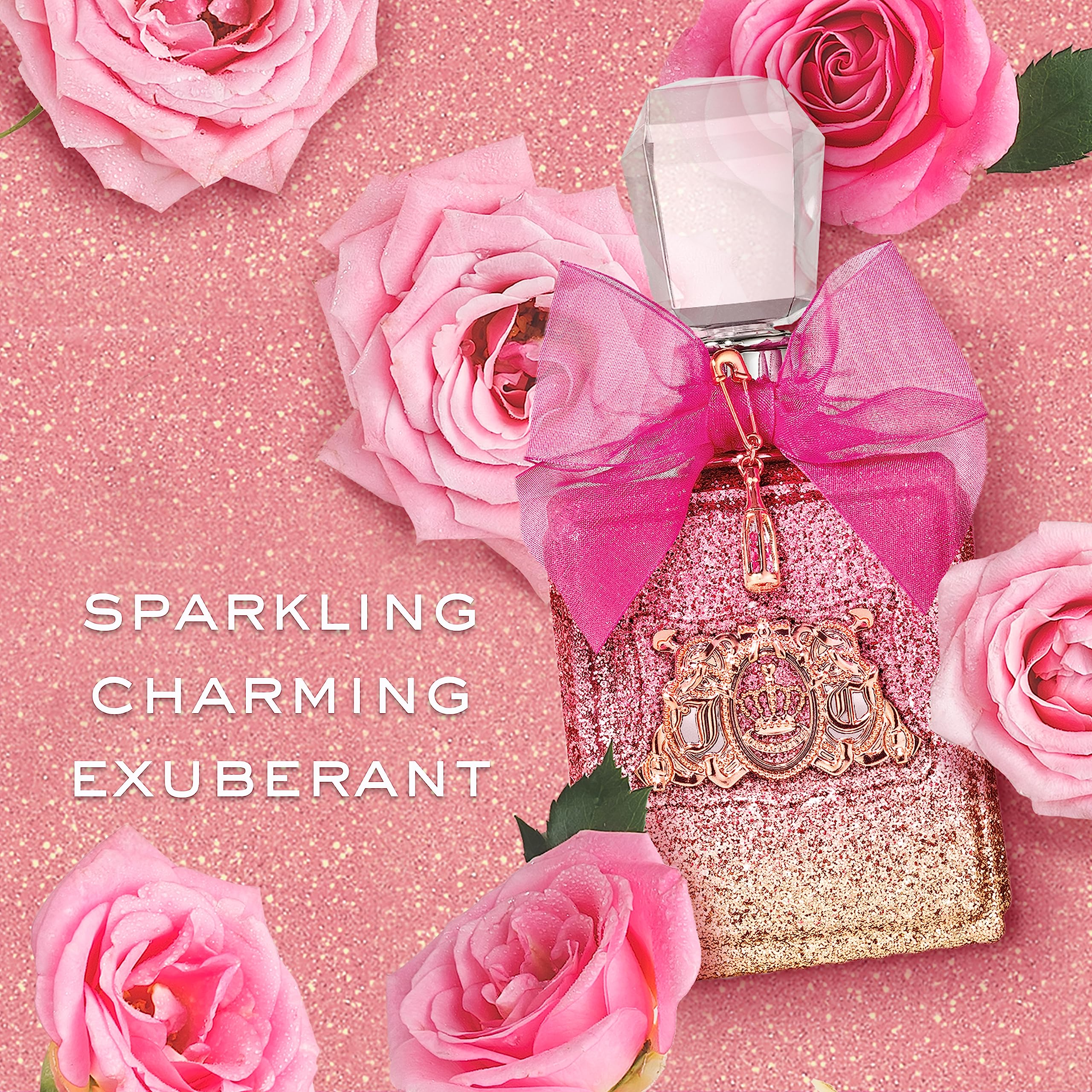 Women's Perfume by Juicy Couture, Viva La Juicy Rose, Eau De Parfum EDP Spray, 3.4 Fl Oz