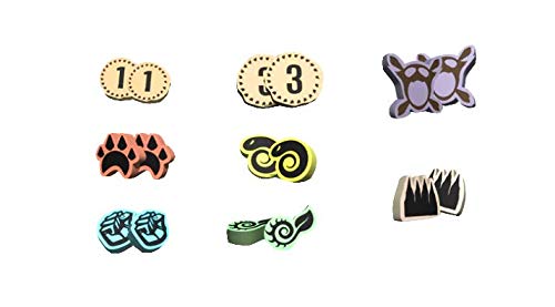 Greater Than Games | Spirit Island: Premium Token Pack 1 | Cooperative Strategy Board Game Accessory | Premium Component Upgrade