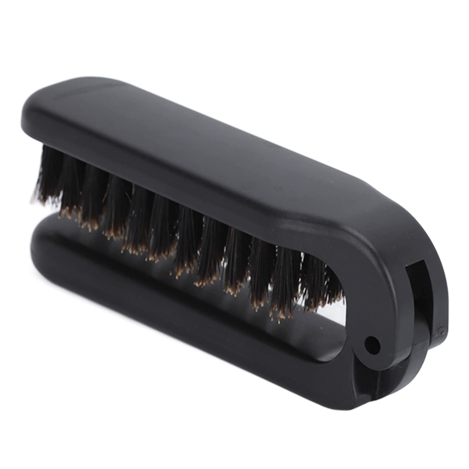 Beard Brush Beard Straightener Beard Comb Foldable Waterproof Grooming Cleaning Beard Black Beard Styling Comb for Men Household Outdoor Travel