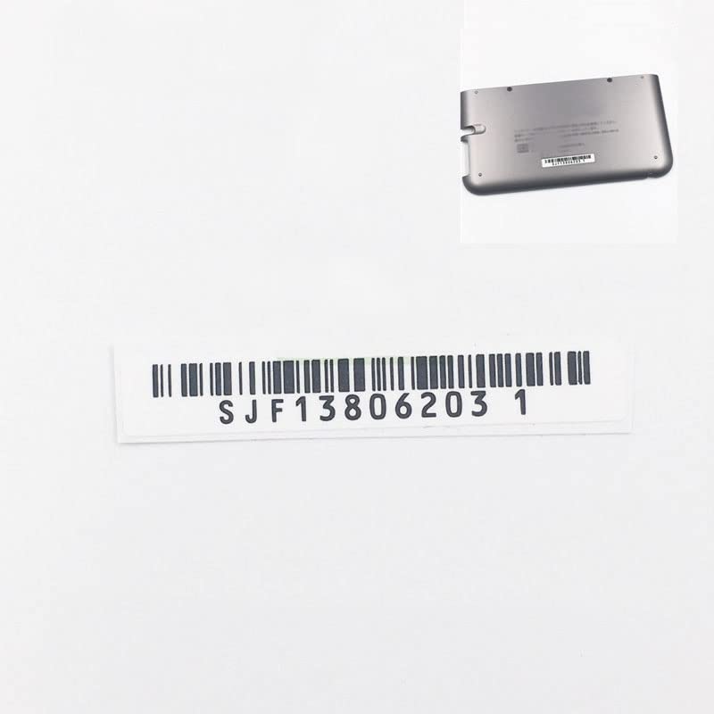 Back Shell Lable Sticker Barcode Replacement for 3DS XL LL New 3DS XL LL Lable Sticker
