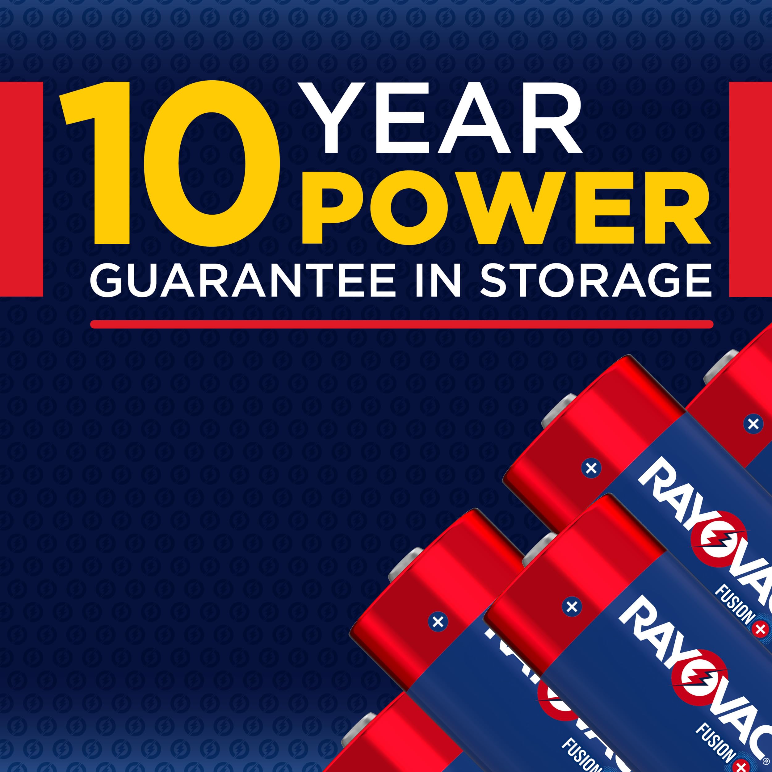 Rayovac Fusion C Batteries, Premium Alkaline C Cell Batteries (4 Battery Count)