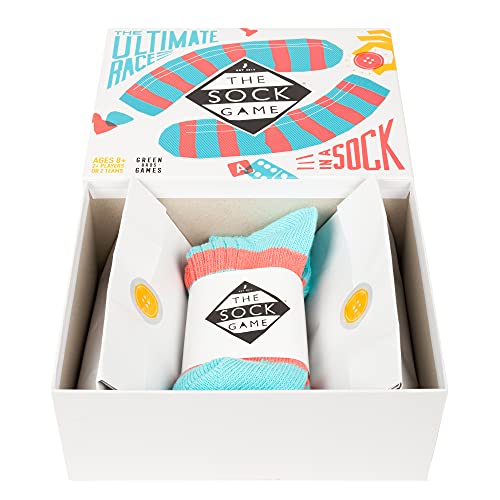 Green Brothers Games | The Sock Game | Board Game | Ages 8+ | 2+ Players | 5-30 Minutes Playing Time