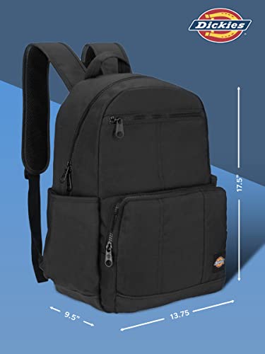 Dickies Journeyman Extra Large Capacity Backpack Classic Logo Water Resistant Casual Daypack for Travel Fits 15.6 Inch Notebook (Black)