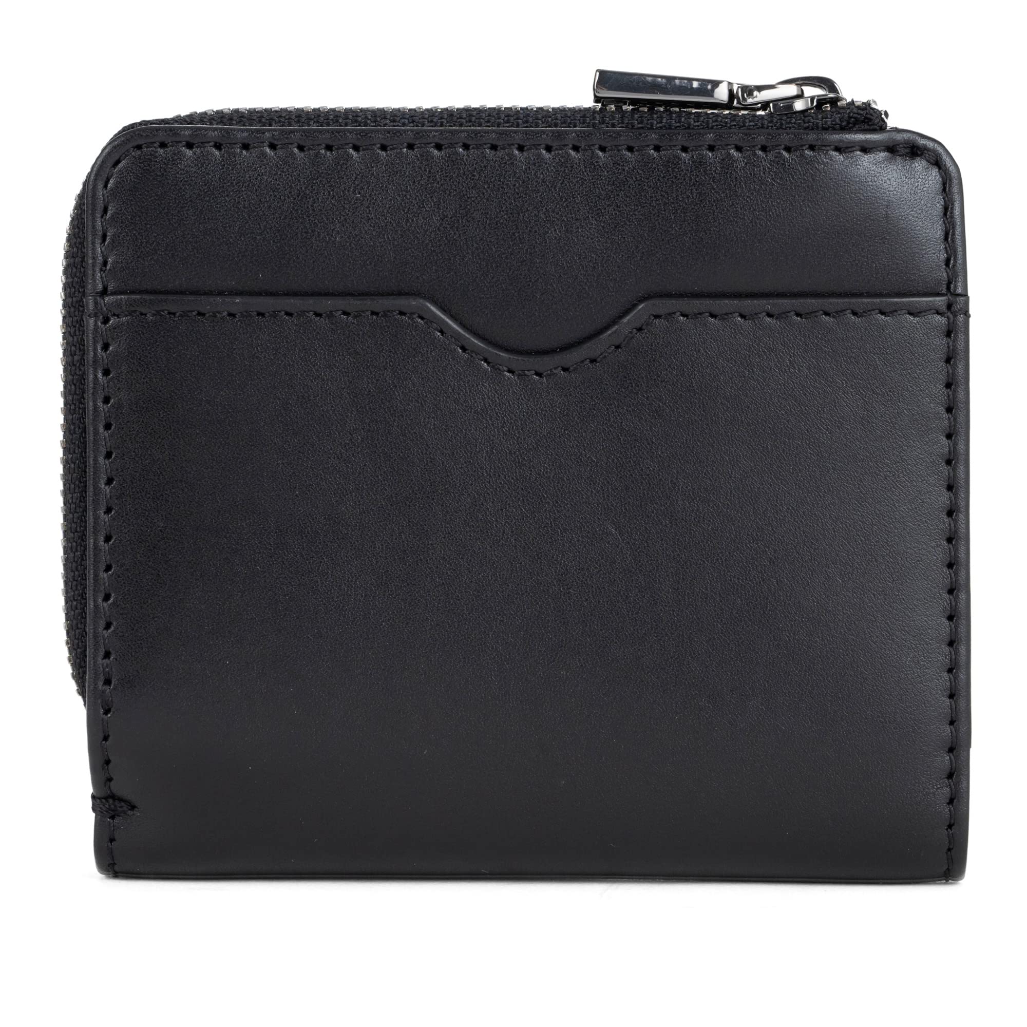 BERLINER BAGS Small Wallet Leather Purse RFID Blocking Card Case Coin Wallet for Women - Black