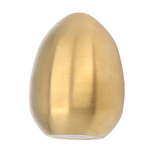 Egg Shaped Pepper Shaker, Stainless Steel Egg Shaped Pepper Shaker Pepper Shaker Pepper Dispenser for Outdoor Barbecue Restaurant Banquet Party Travel Salt Shaker(Gold)