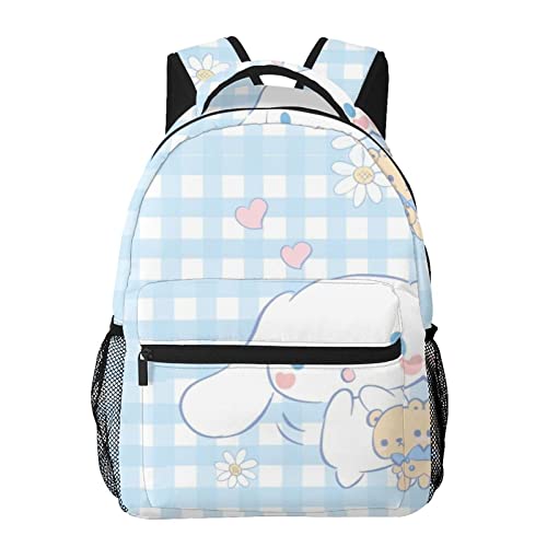 DIEZ Cinnamoroll Backpack Withe Side Pokect Large Suitable For Men Women hiking Camping Picnic Kawaii Gifts