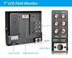 Professional Lilliput 663/o/p 7" 1280x800 IPS Peaking Focus Hdmi in + Output 1080p Monitor with Tally Input By Viviteq Inc
