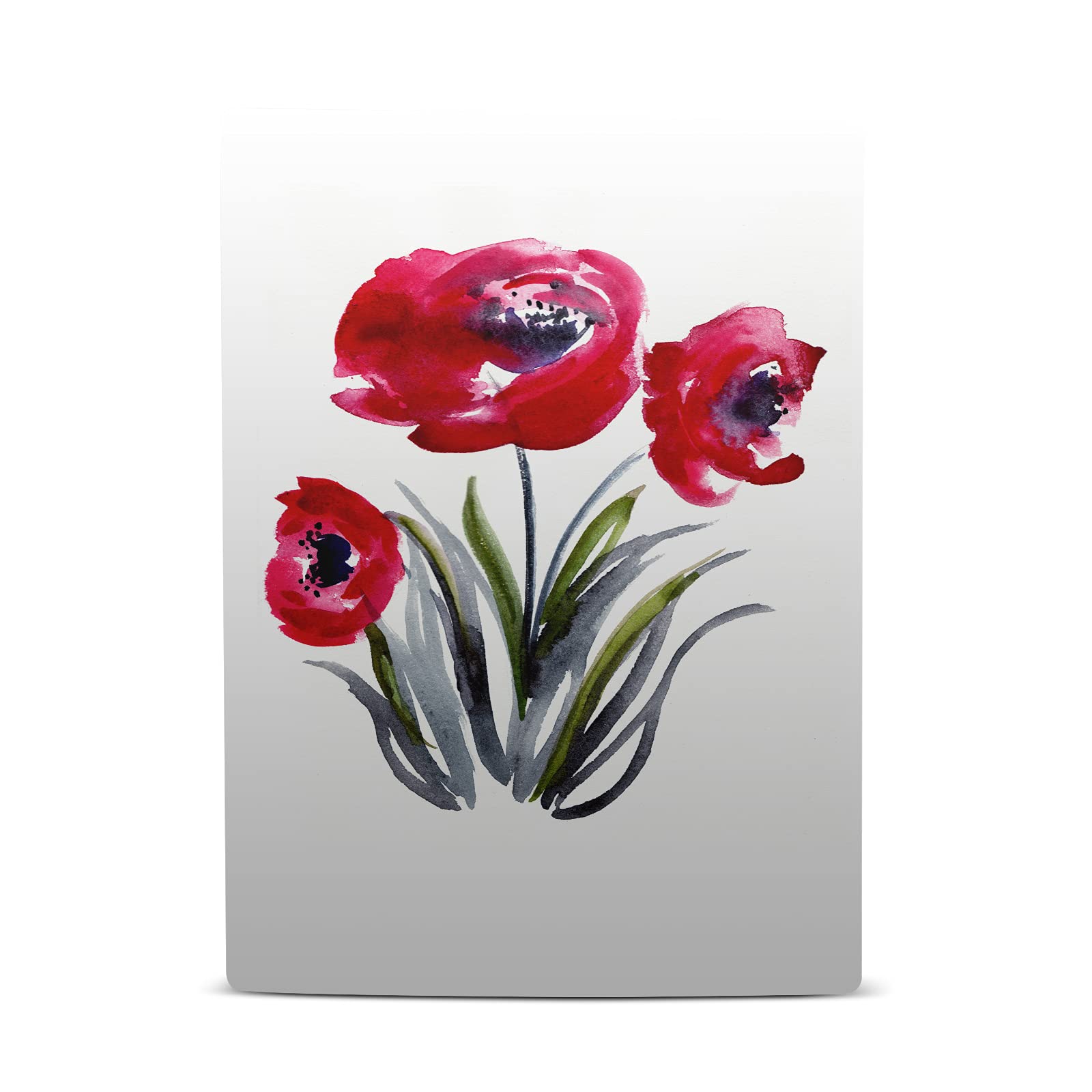 Head Case Designs Officially Licensed Mai Autumn Red Flowers Art Mix Vinyl Faceplate Sticker Gaming Skin Decal Compatible With Sony PlayStation 5 PS5 Digital Edition Console and DualSense Controller