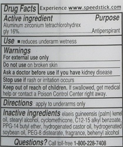 Mennen Speed Stick Antiperspirant and Deodorant Irish Spring Original, 2.7 Ounce (Pack of 4)