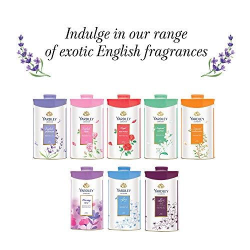 Yardley London English Lavender Perfumed Deodorizing Talc Talcum Powder 100gm, 3.5 Ounce