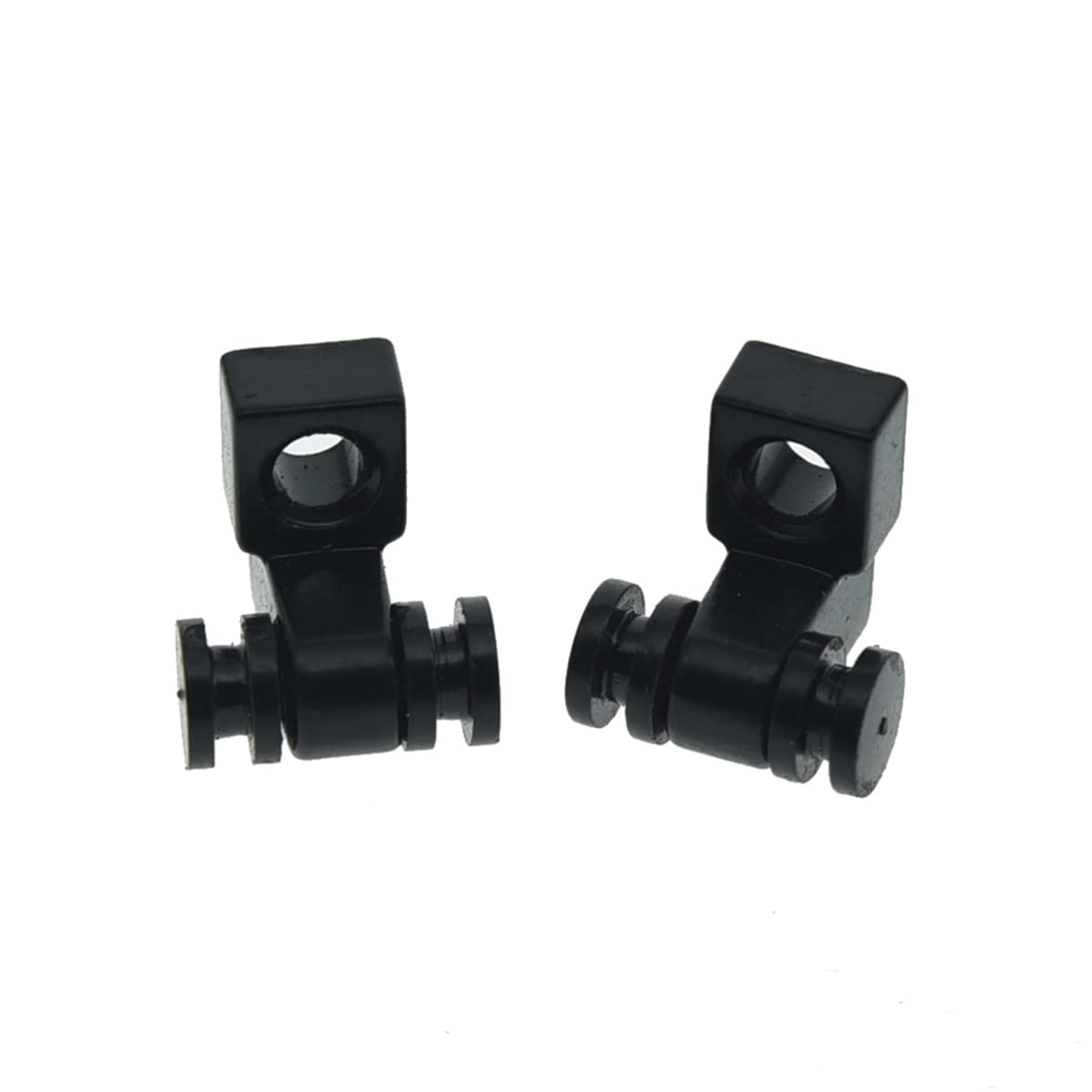 Dopro Set of 2 Guitar Roller String Tree Roller String Guides Retainer for Electric Guitars Strat Stratocaster Tele Telecaster Black