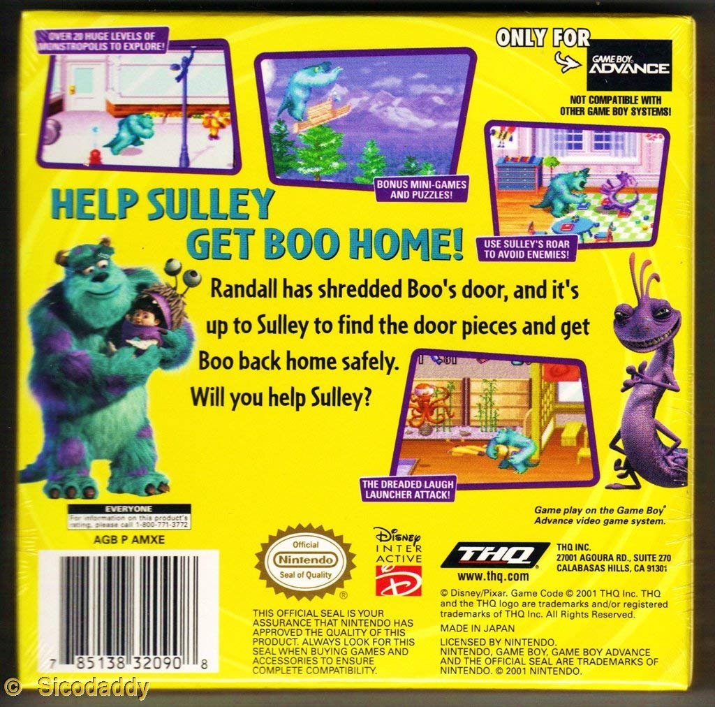 Disney/Pixar's Monsters, Inc. (Renewed)