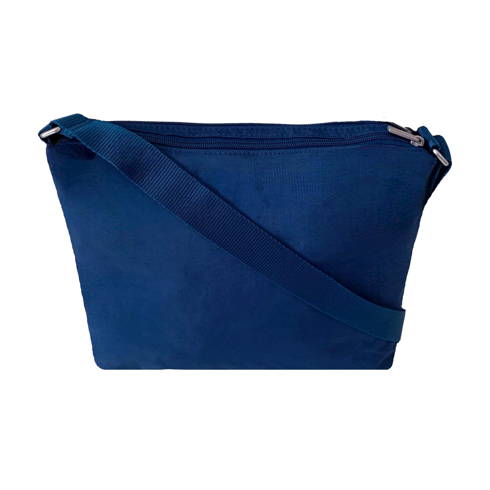 Baggallini Large Zipper Bagg Crossbody Bag (Pacific Blue)