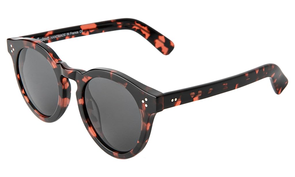 Illesteva Sunglasses Leonard II E - Pink Tortoise/Grey