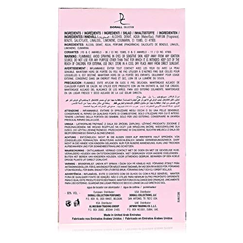SPRING BLOOM BY DORALL COLLECTION PERFUME FOR WOMEN 3.3 OZ / 100 ML EAU DE PARFUM SPRAY