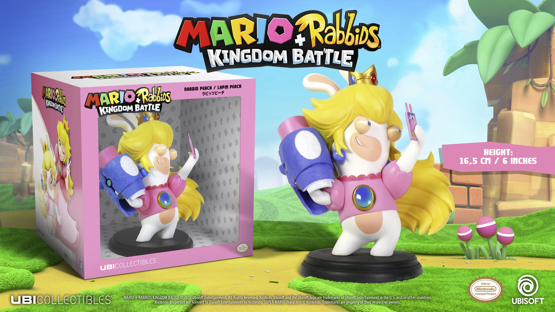 Mario + Rabbids Kingdom Battle Rabbid Peach 6" Figure [Ubisoft]