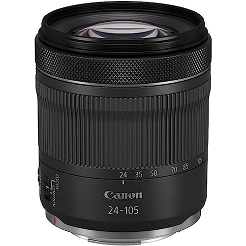 Canon EOS R6 Mark II Mirrorless Camera with Canon RF 24-105mm f/4-7.1 is STM Lens + 64GB Memory Card + Accessories Including: Case, Card Reader & More (Renewed)