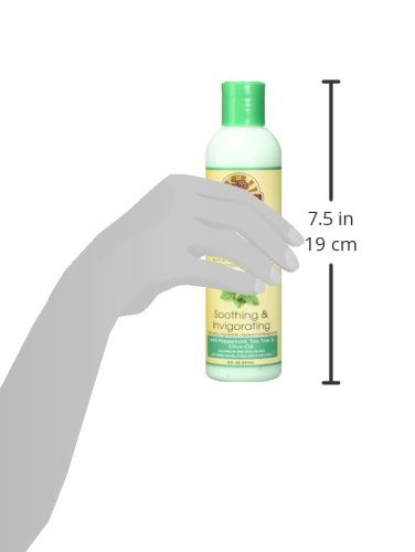 OKAY Peppermint Soothing & Invigorating Leave-in Conditioner, 8 Ounce