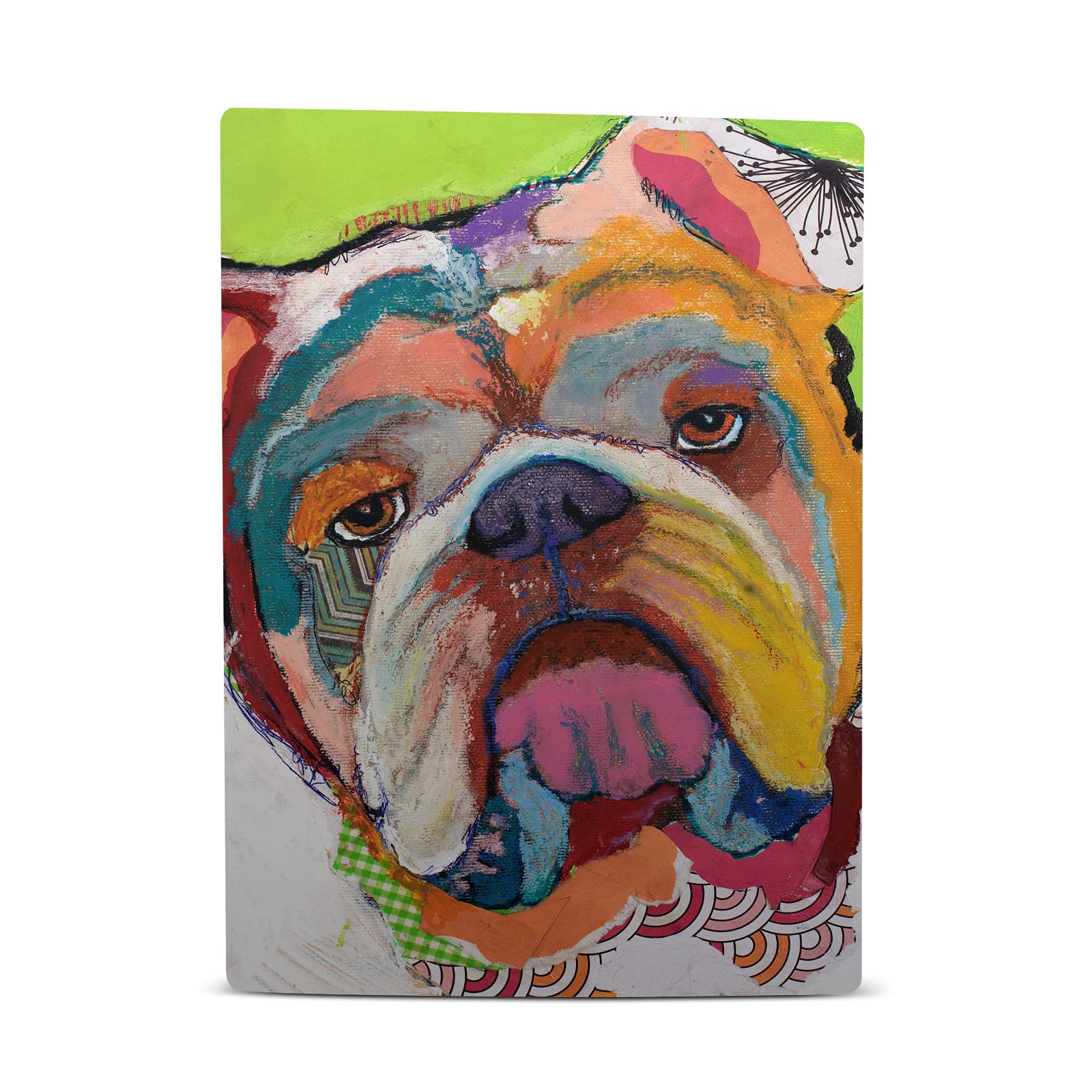 Head Case Designs Officially Licensed Michel Keck Bulldog Art Mix Vinyl Faceplate Sticker Gaming Skin Decal Compatible With Sony PlayStation 5 PS5 Digital Edition Console and DualSense Controller